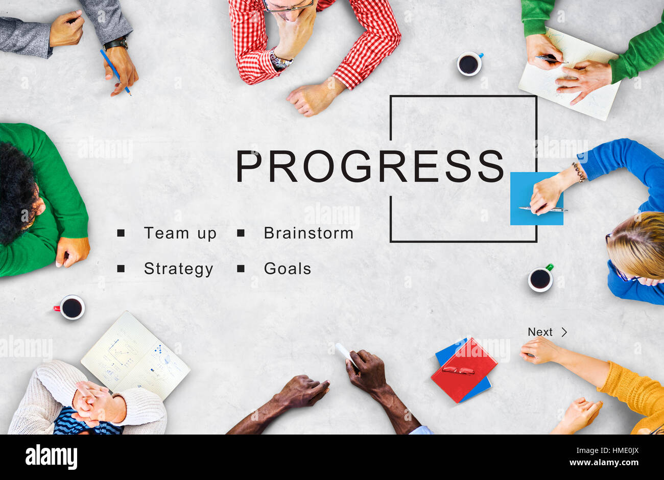 Progress Business Startup Strategy Goals Concept Stock Photo - Alamy