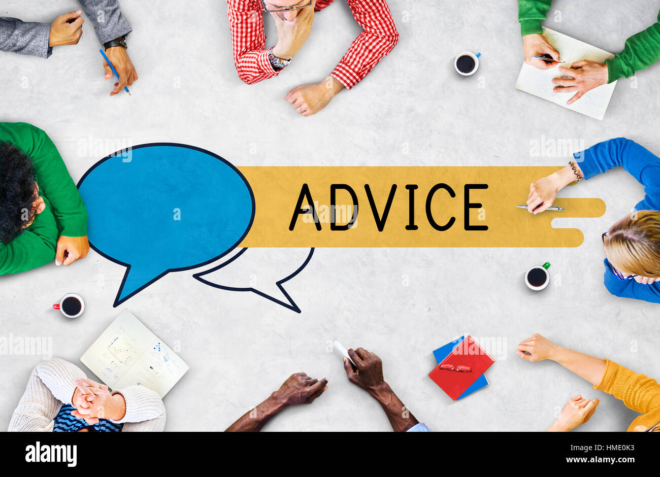 Discussion Communication Advice Negotiation Concept Stock Photo - Alamy