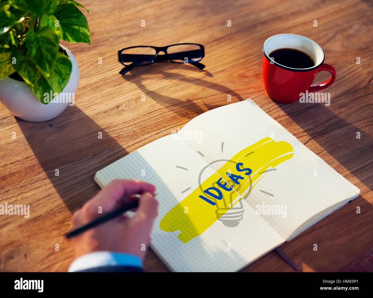 Ideas Creative Inspiration Bulb Concept Stock Photo - Alamy