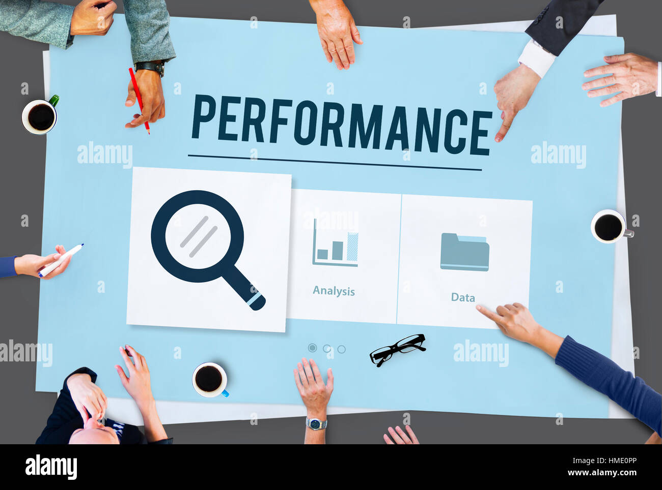 Statistics Information Perfomance Chart Concept Stock Photo - Alamy