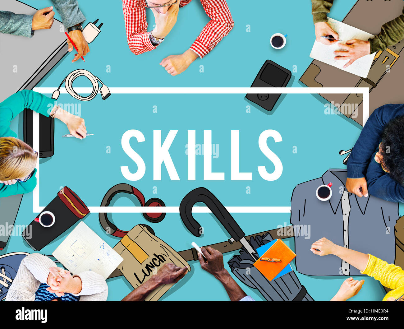 Training Skills Development Improve Concept Stock Photo - Alamy