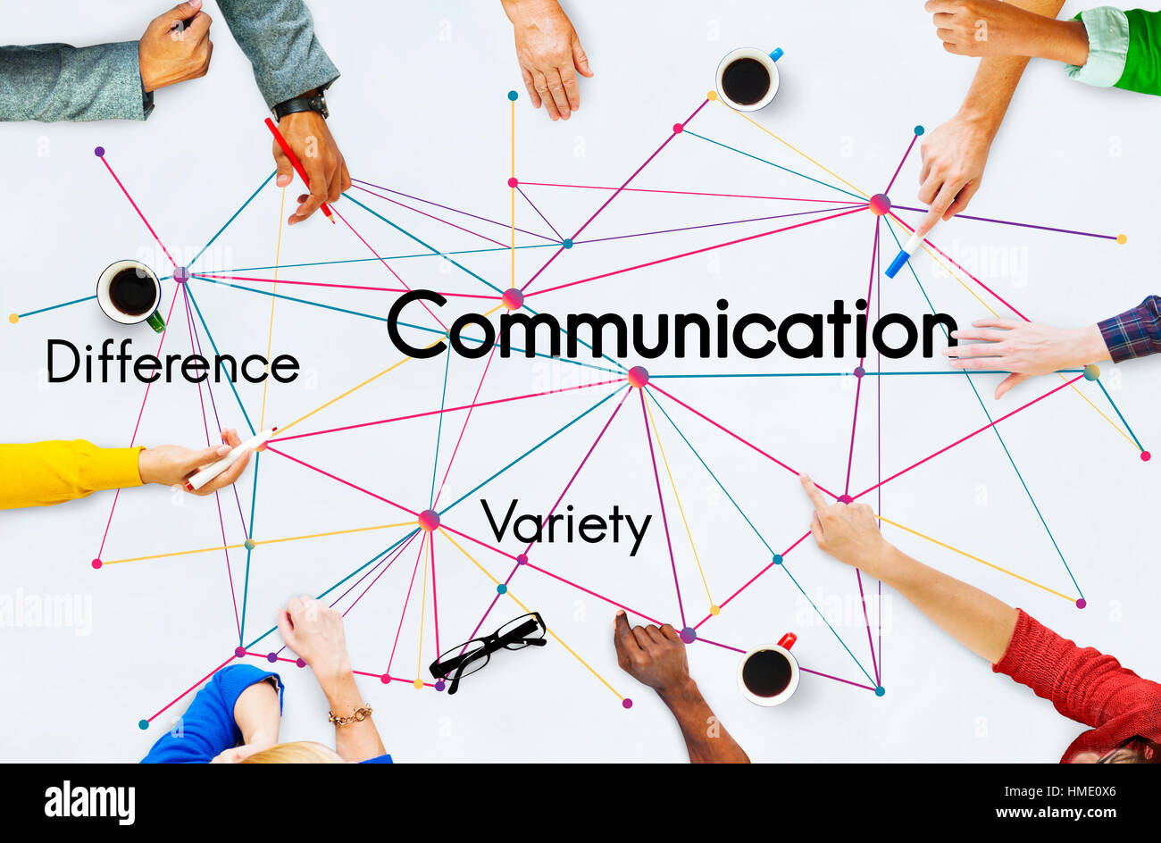 Web Link Chain Interconnection Concept Stock Photo - Alamy