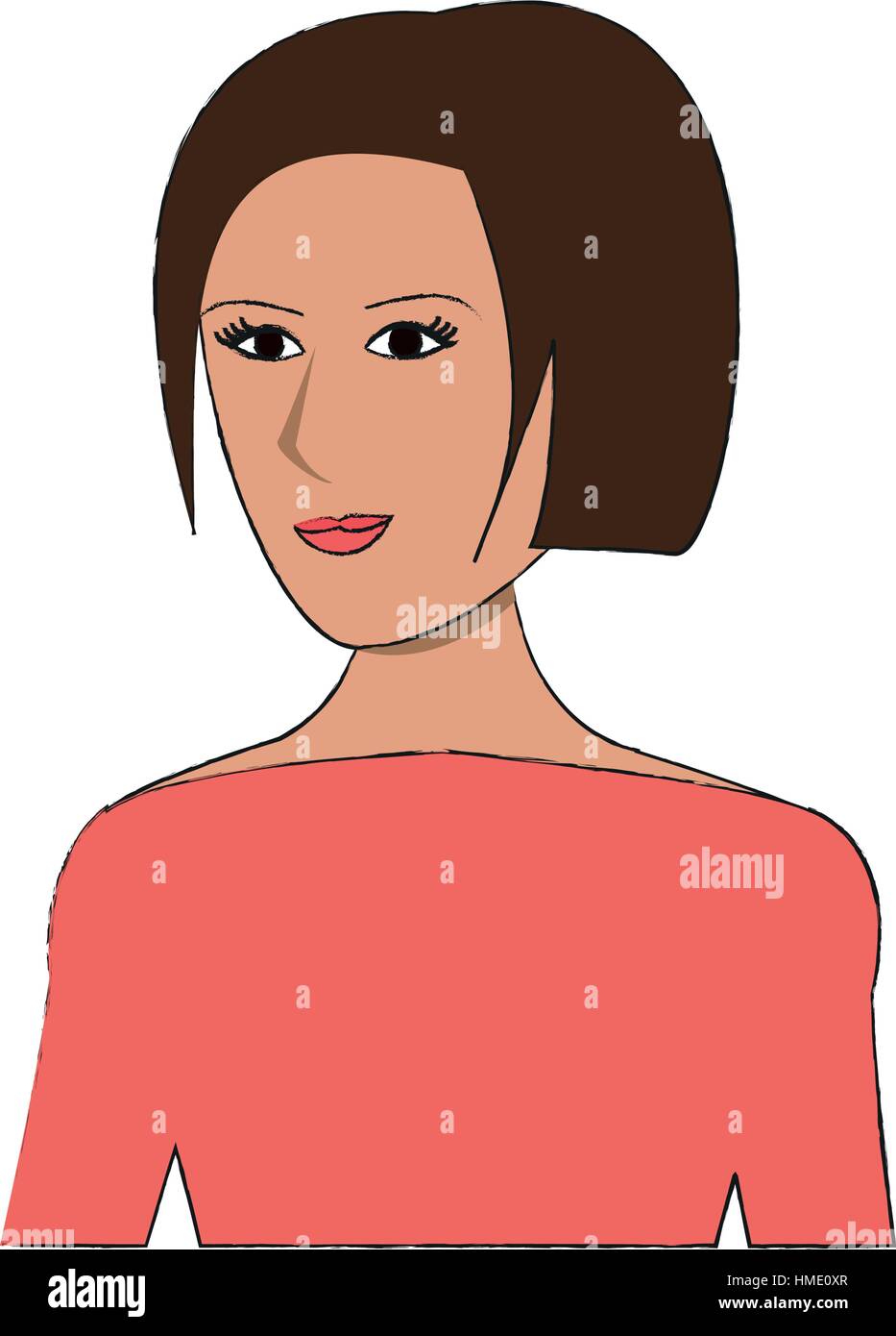 woman cartoon icon Stock Vector Image & Art - Alamy