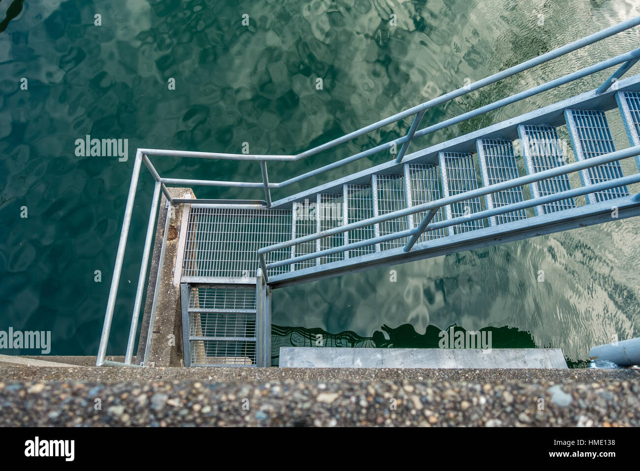 Stairs into the water hi-res stock photography and images - Alamy
