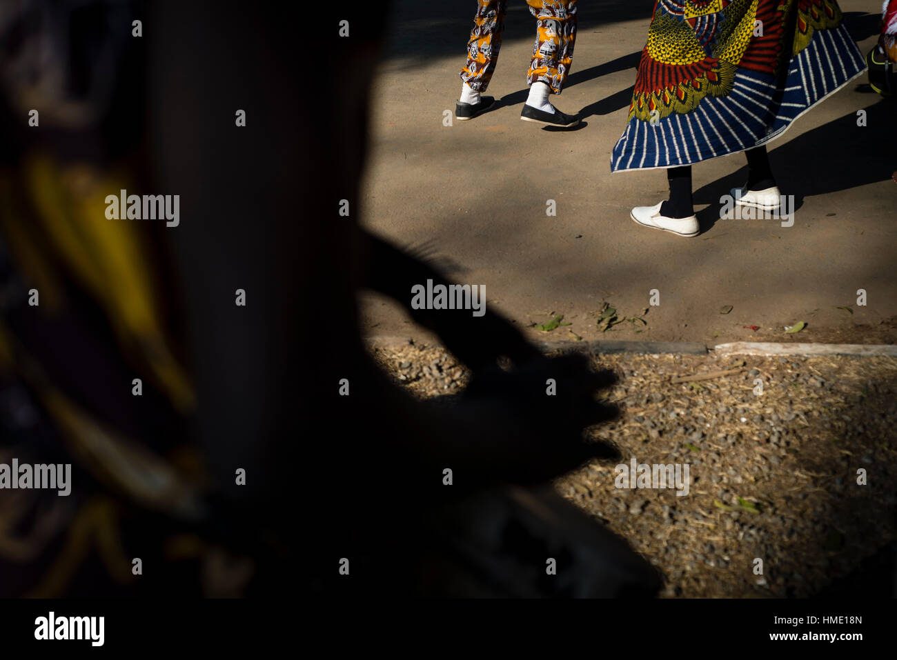 Performing of traditional dance at Zambia International Trade Fair in ...