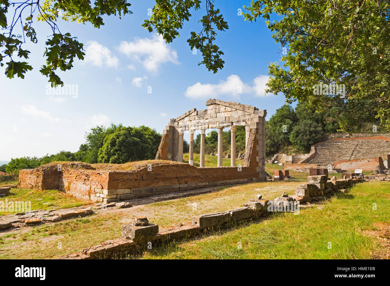 Apollonia, or Apoloni, Fier Region, Albania. Ancient Greek city founded ...
