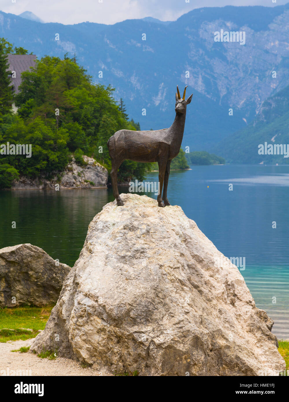 Lake Bohinj (Bohinjsko jezero), Triglav National Park, Upper Carniola ...