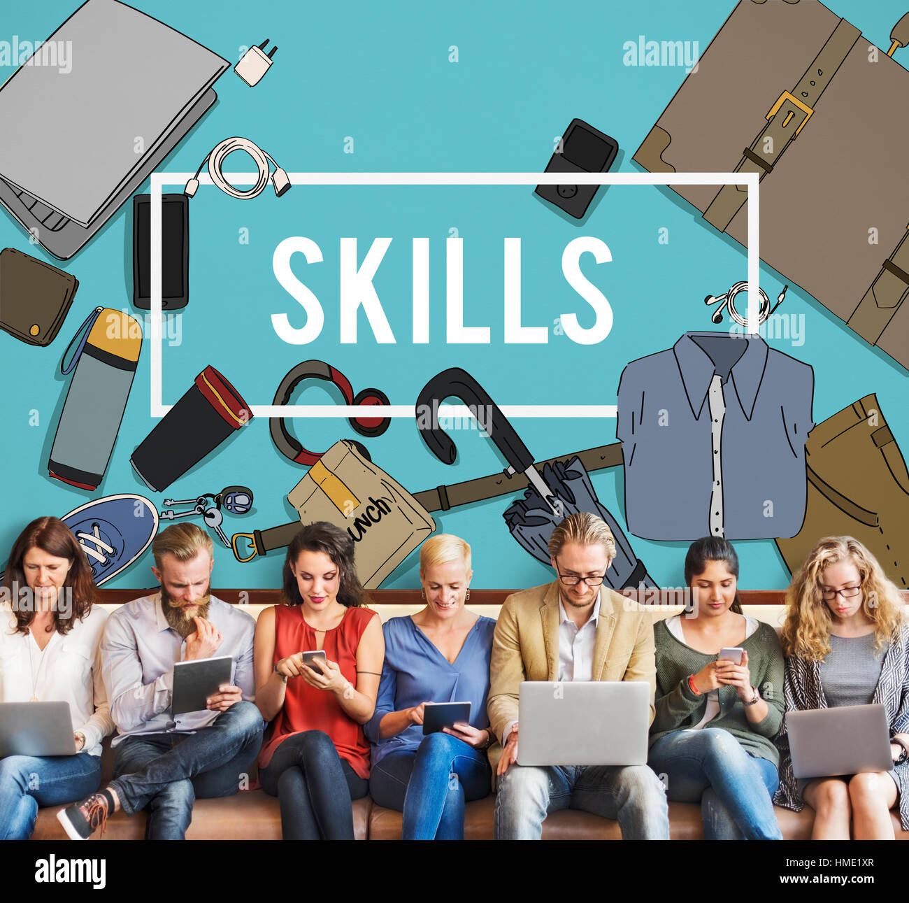 Training Skills Development Improve Concept Stock Photo - Alamy