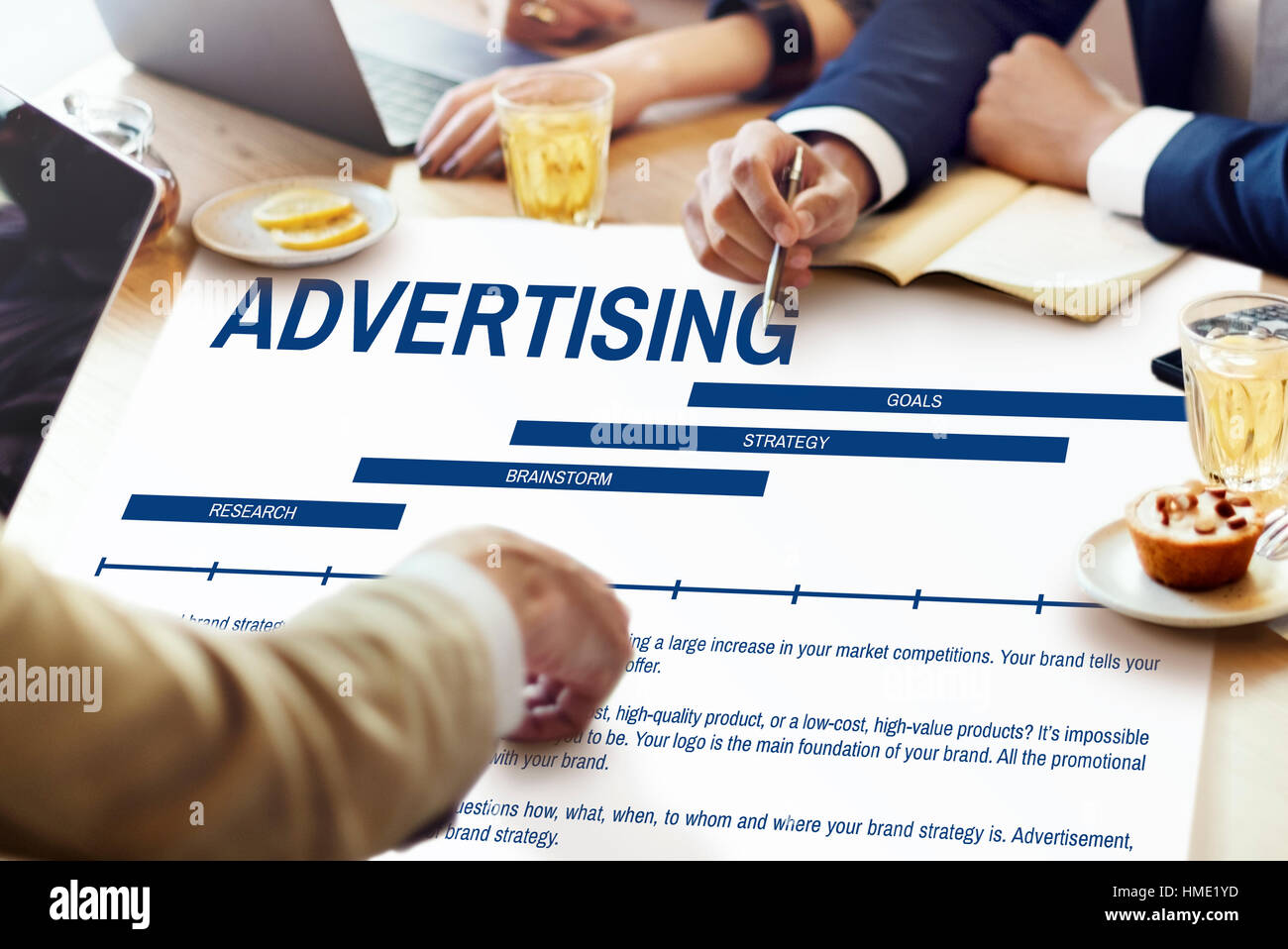 Identity Design Creation Advertising Concept Stock Photo - Alamy