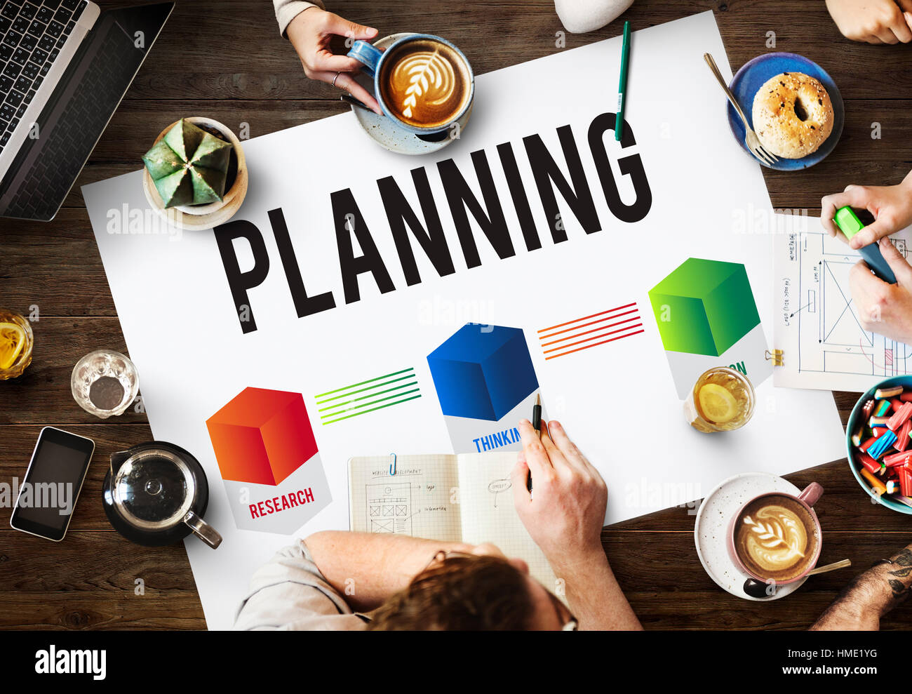 Business System Development Diagram Concept Stock Photo - Alamy