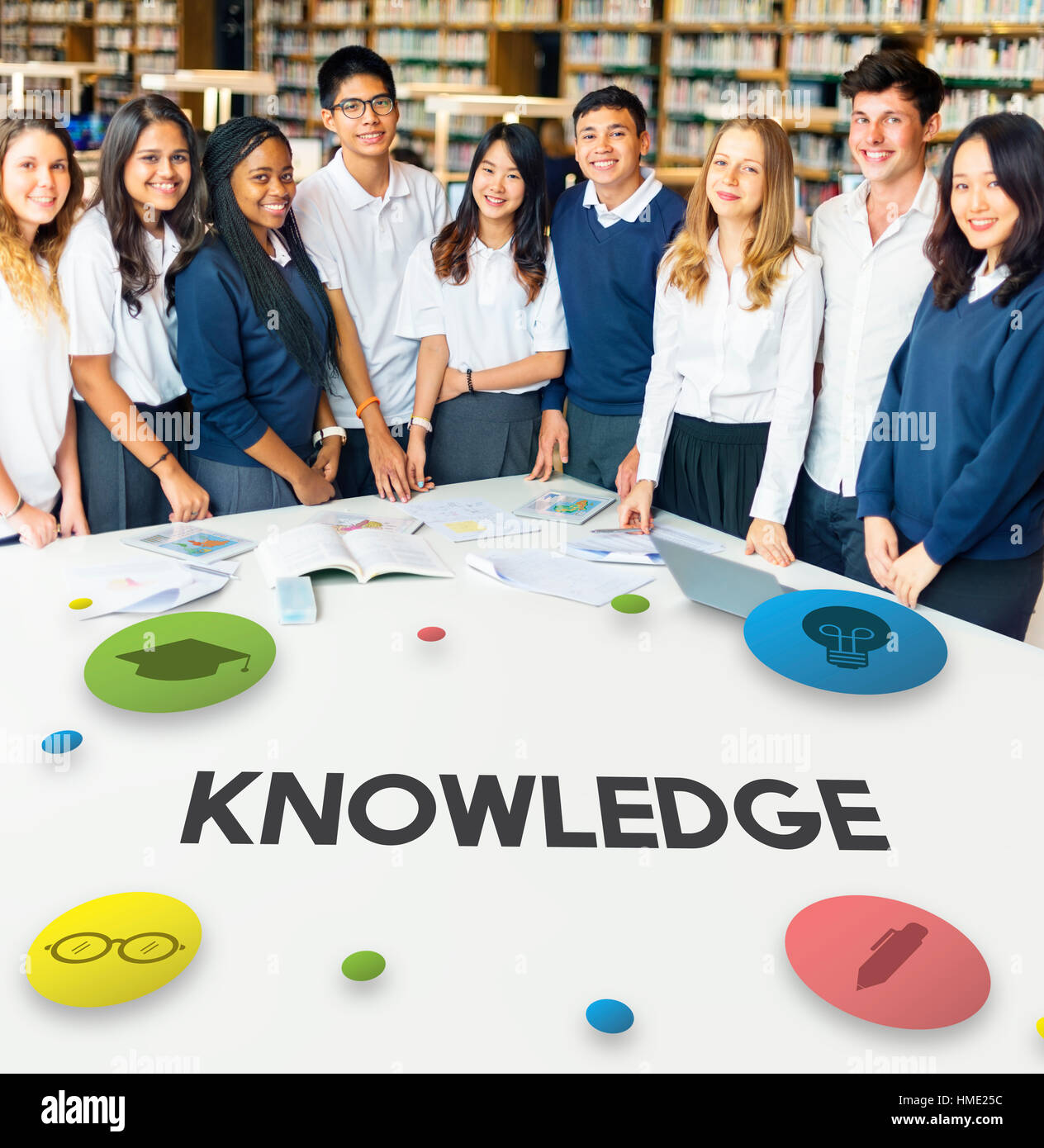 Knowledge Education Study Academics Concept Stock Photo - Alamy