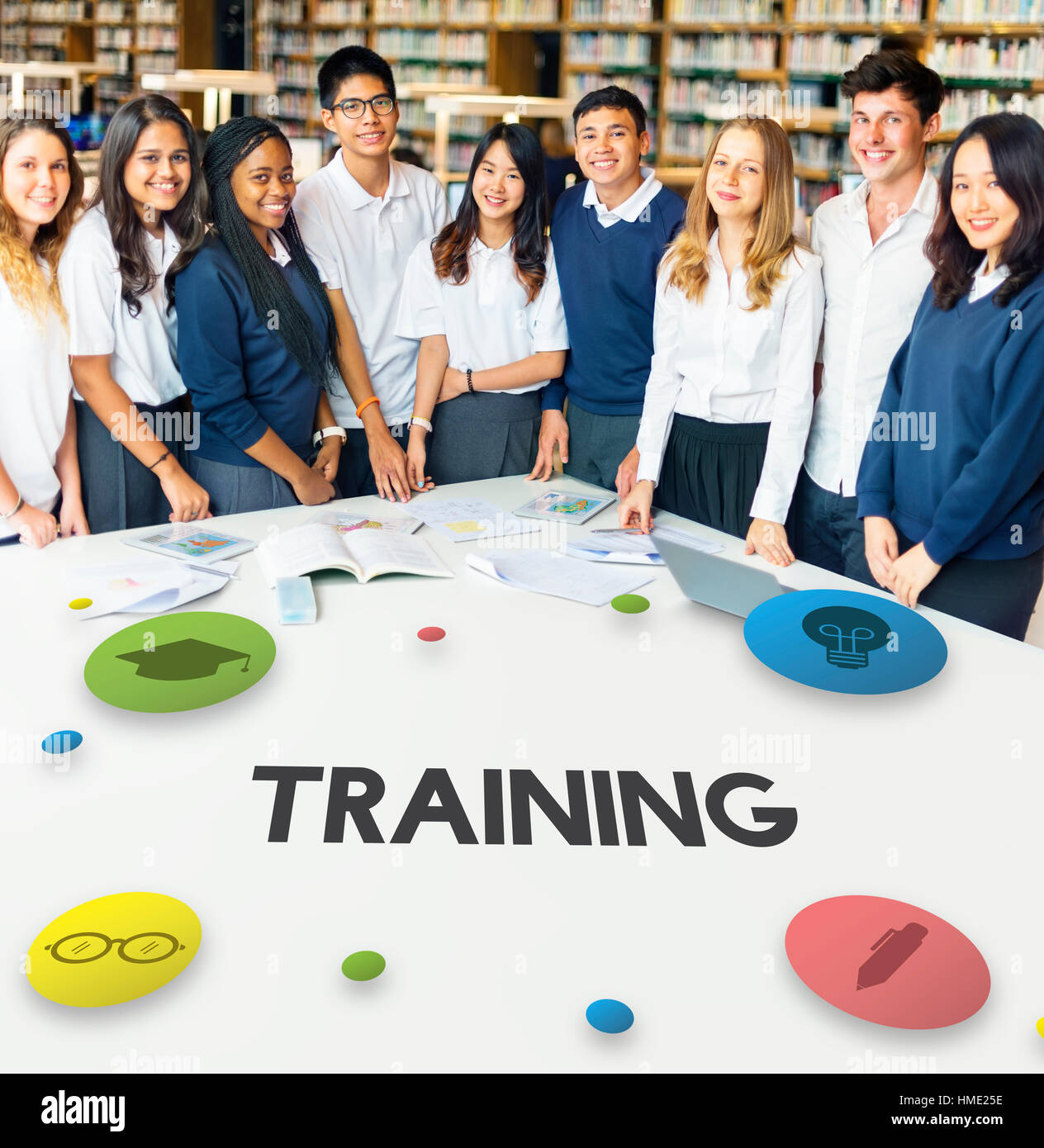 Training Education Academics Knowledge Concept Stock Photo - Alamy