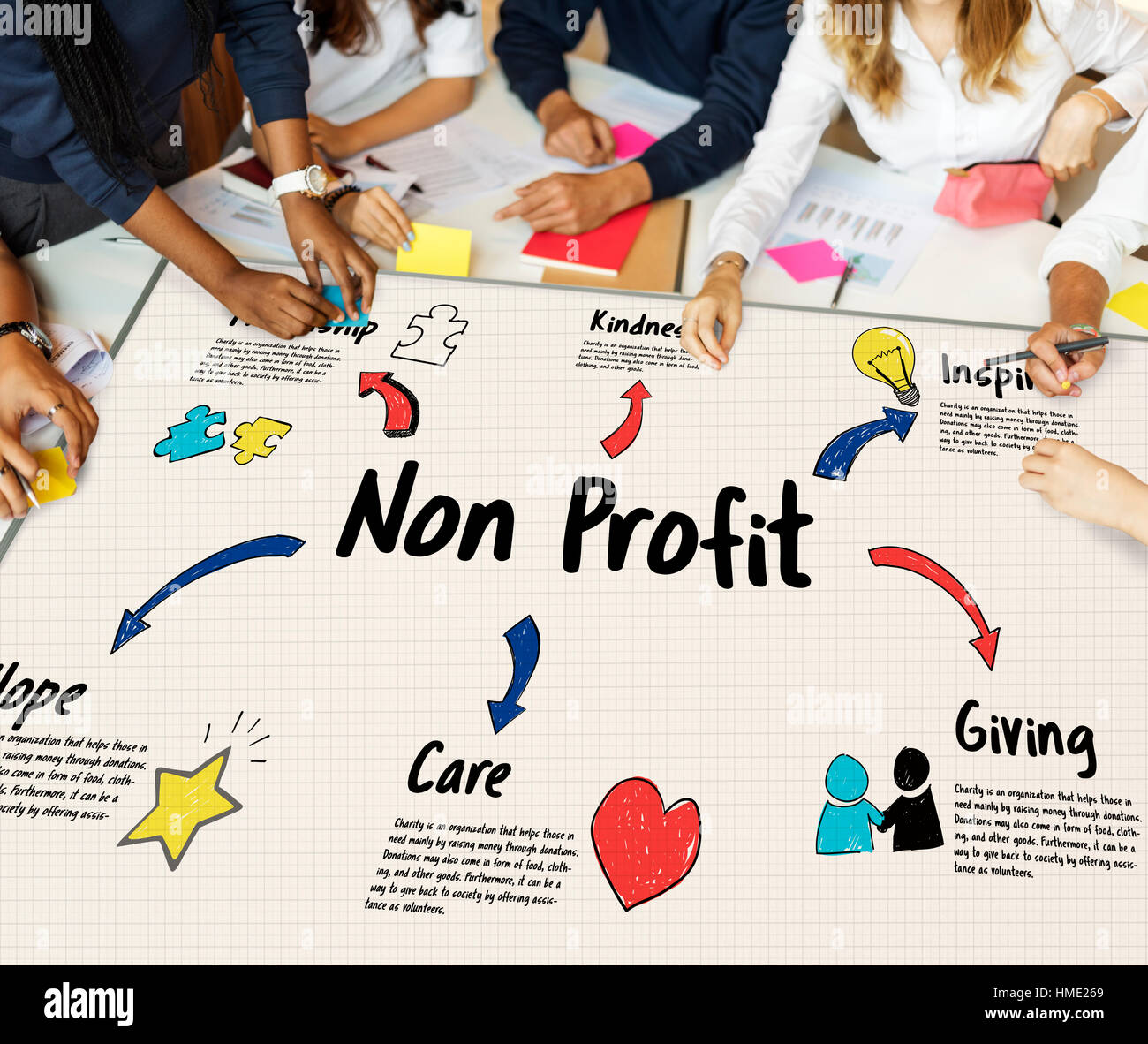 Charity Donations Help Support Giving Community Concept Stock Photo - Alamy