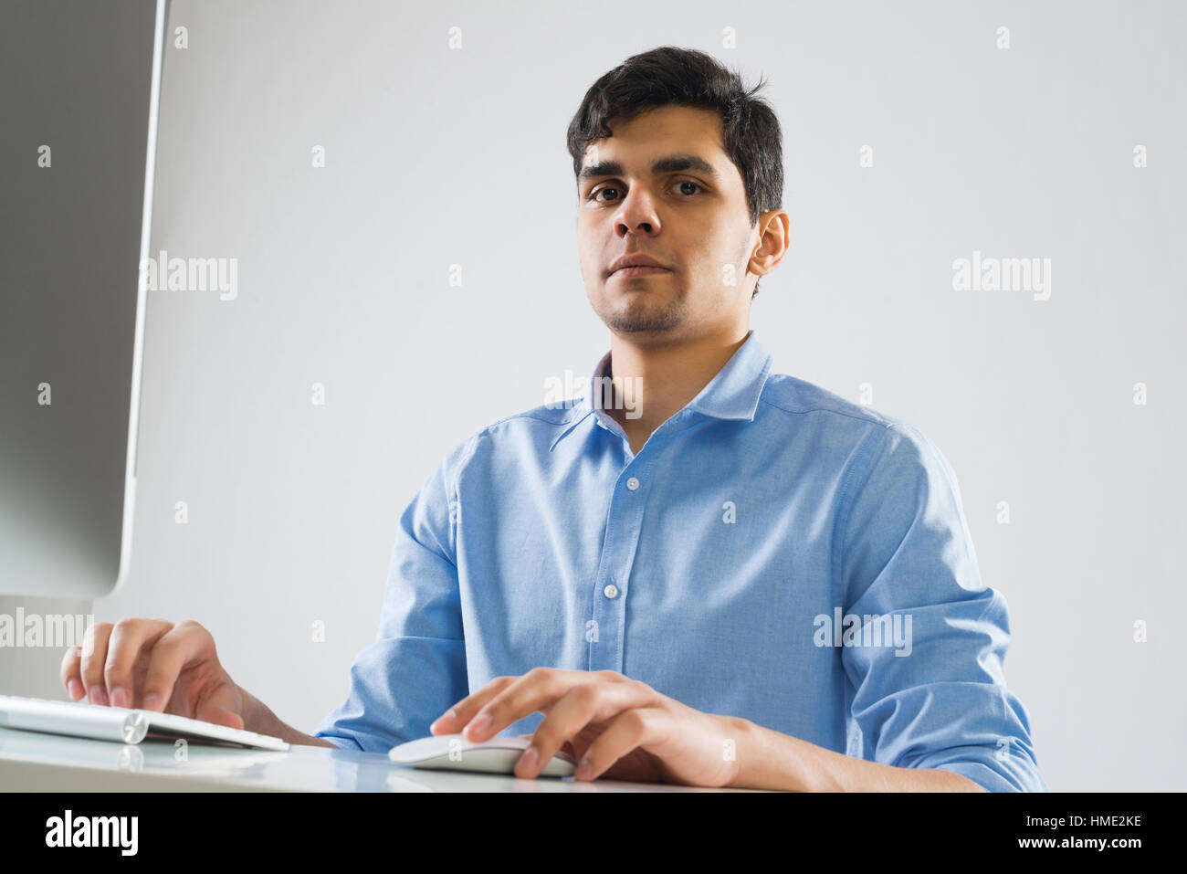 Man at work Stock Photo - Alamy