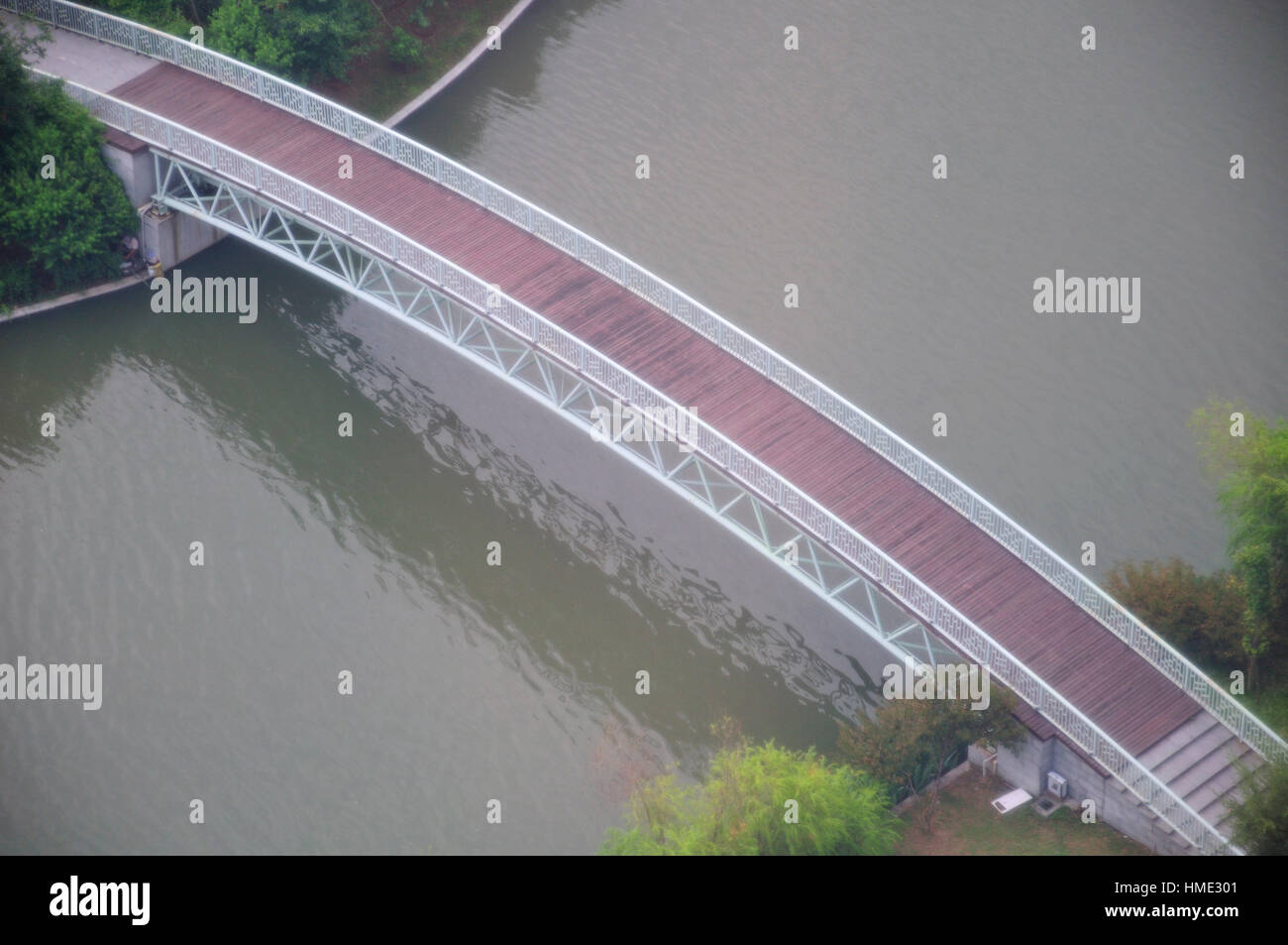 A bridge over water in the city of Shaoxing China located in Zhejiang ...