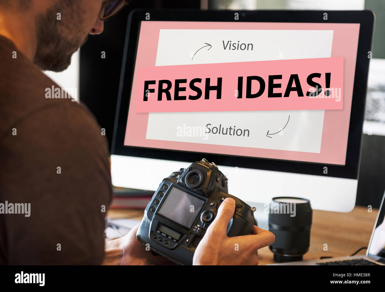 Fresh Ideas Creative Thinking Concept Stock Photo - Alamy
