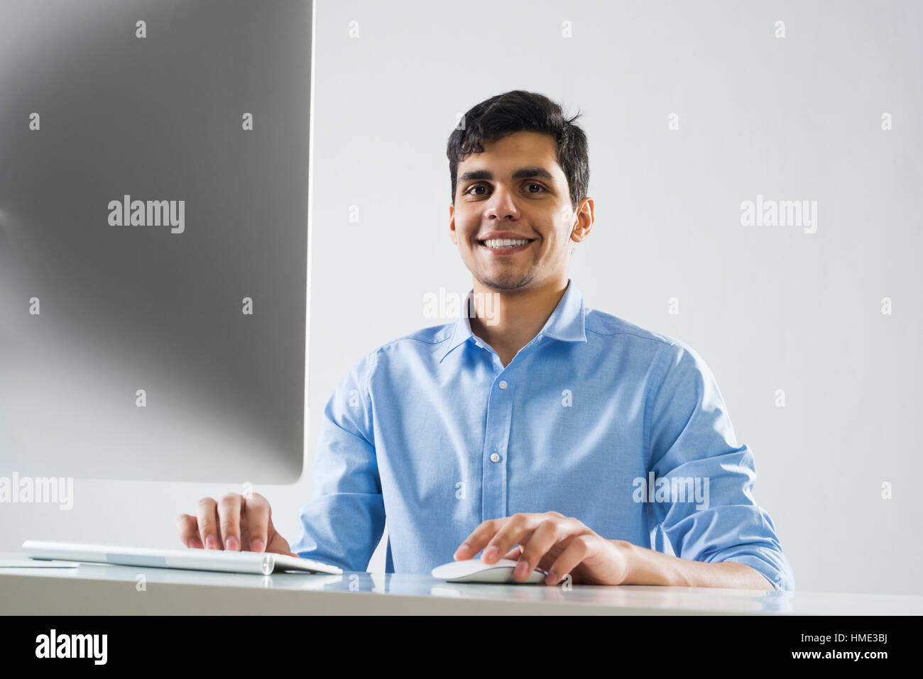 Man at work Stock Photo - Alamy