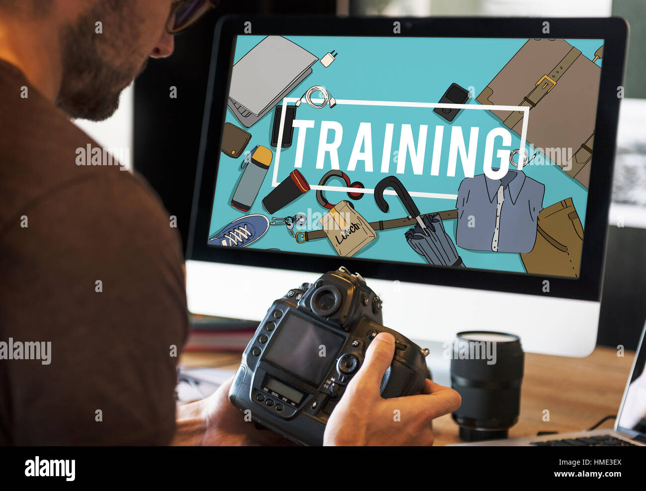 Training Skills Development Improve Concept Stock Photo - Alamy