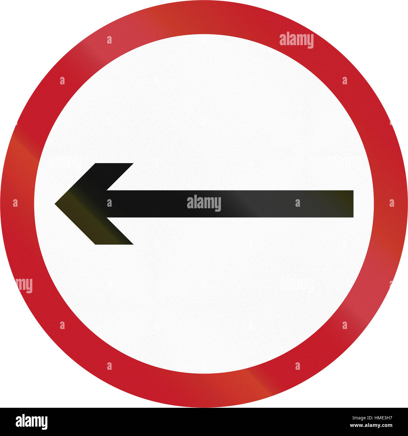Old version of road sign in the Philippines - Direction To Be Followed ...