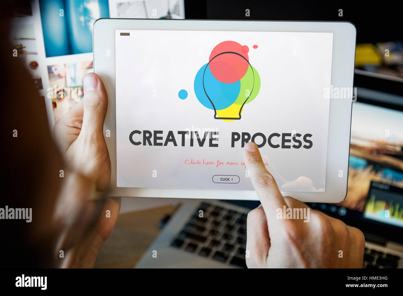 Creative Design Process Thinking Innovation Concept Stock Photo - Alamy