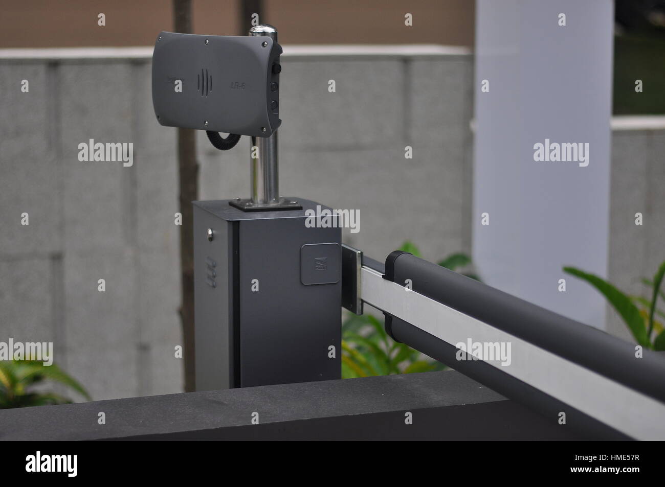 Electronic Gantry with Scanner Stock Photo - Alamy