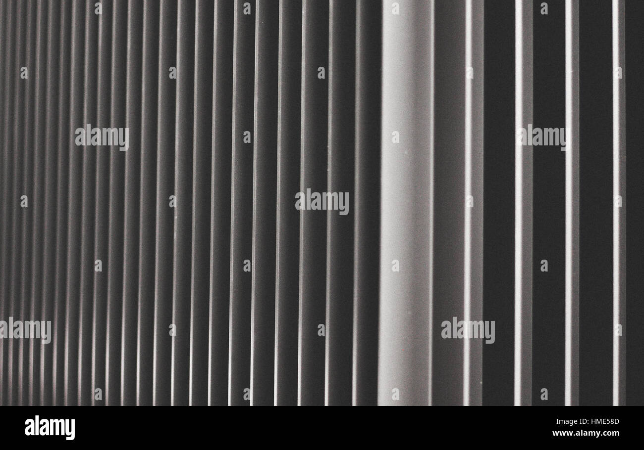 Aluminium fin edges Stock Photo - Alamy