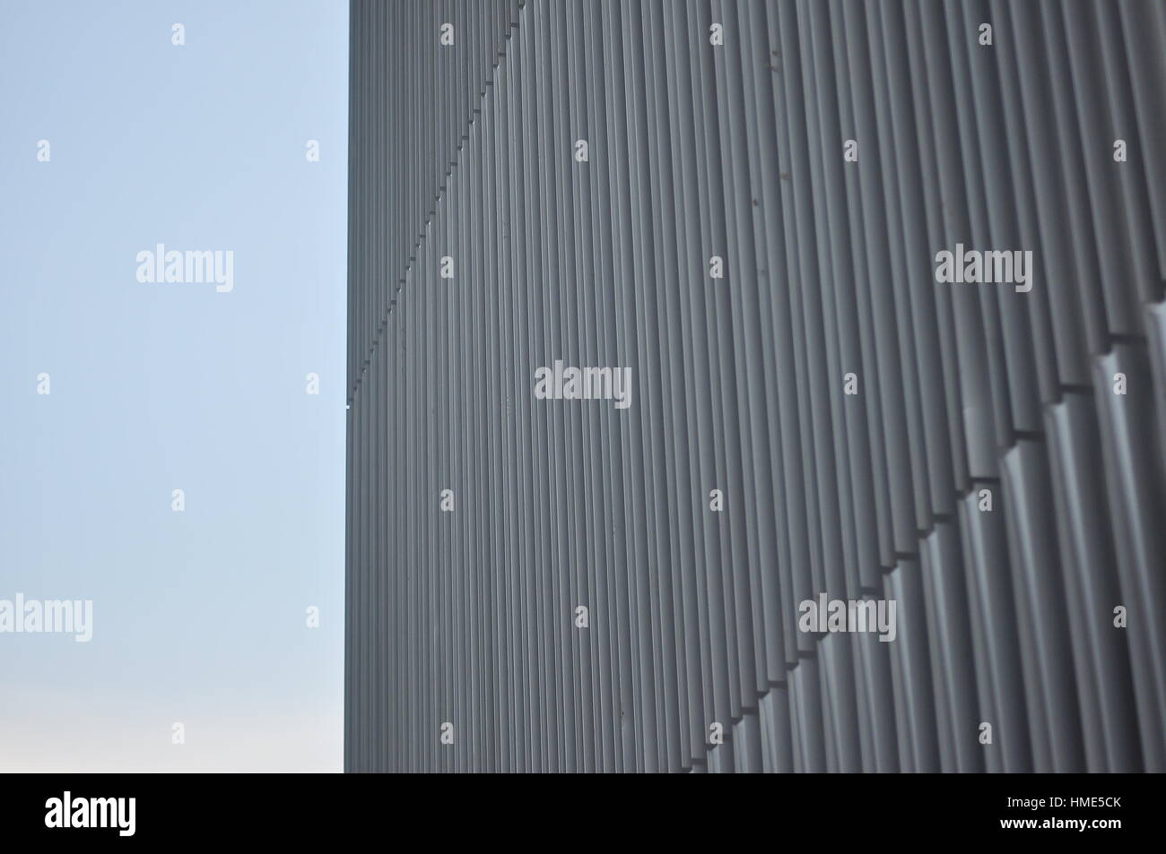 Vertical fin facade Stock Photo, Royalty Free Image: 133077299 - Alamy