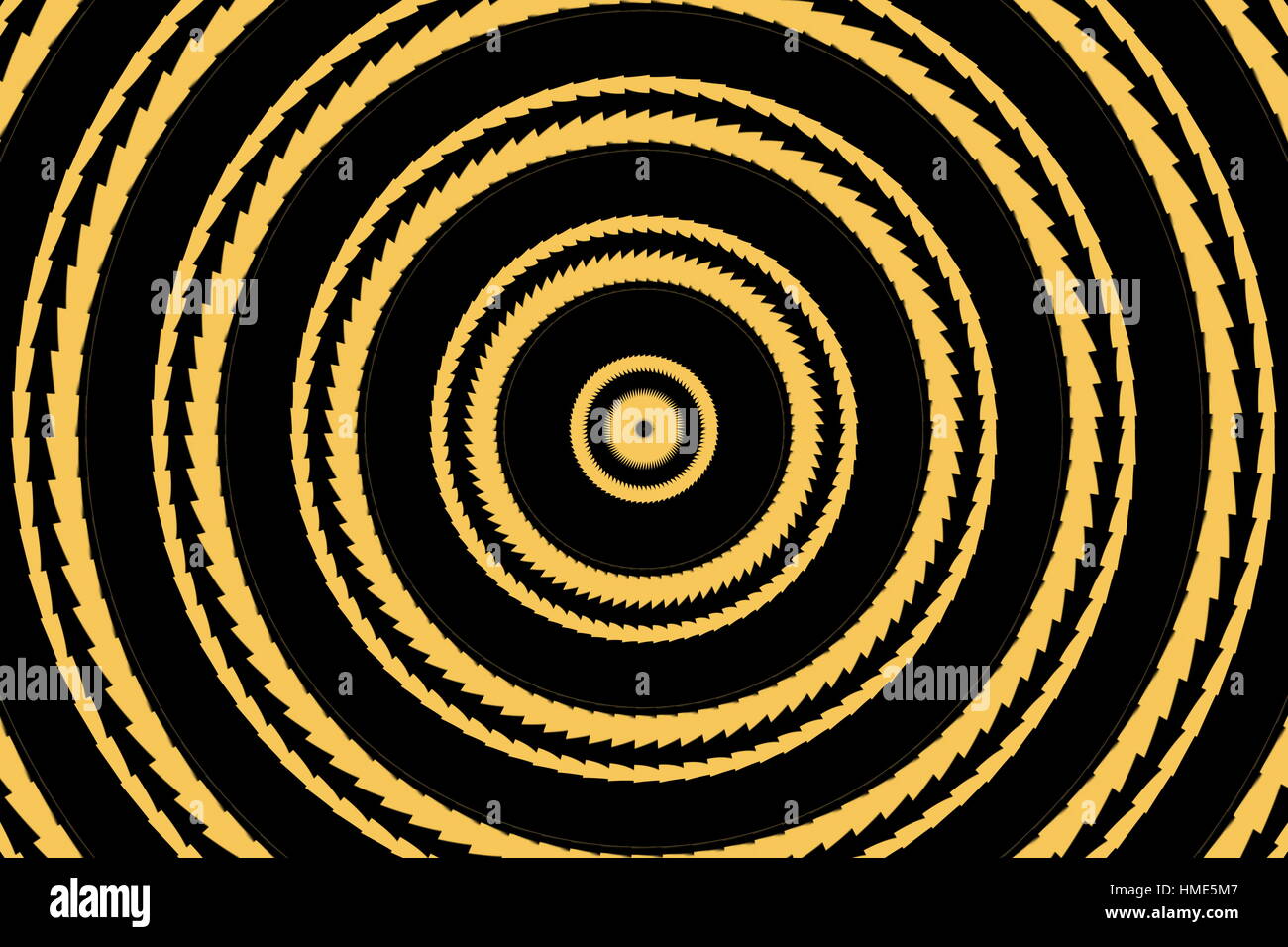 Illustration of concentric circles Stock Photo - Alamy