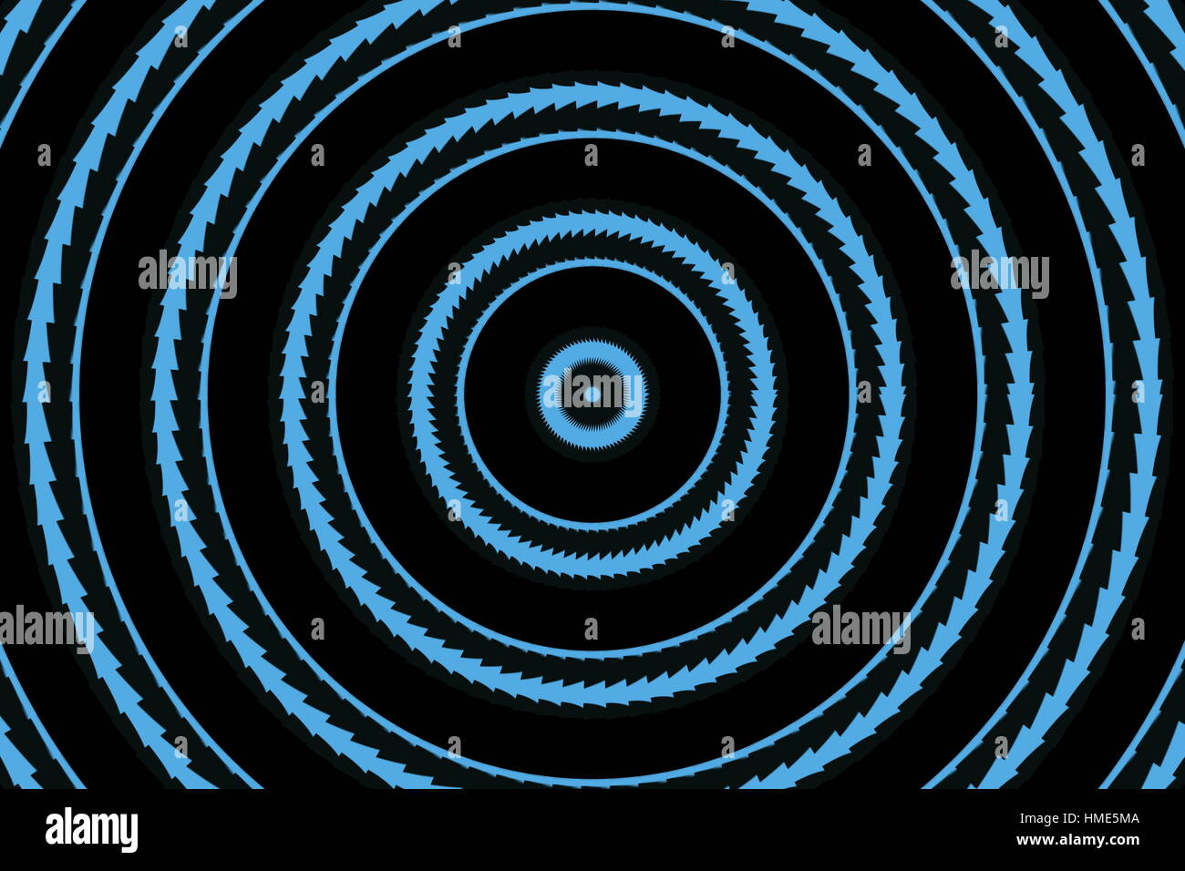 Concentric radial circle pattern hi-res stock photography and images ...