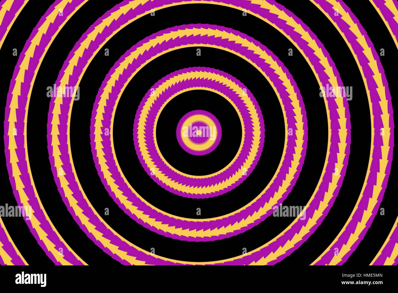 Illustration of concentric circles Stock Photo - Alamy