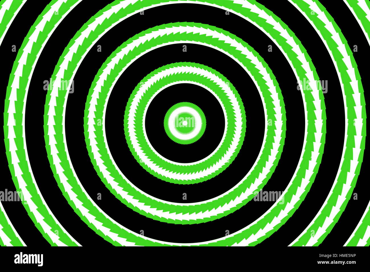Illustration of concentric circles Stock Photo - Alamy