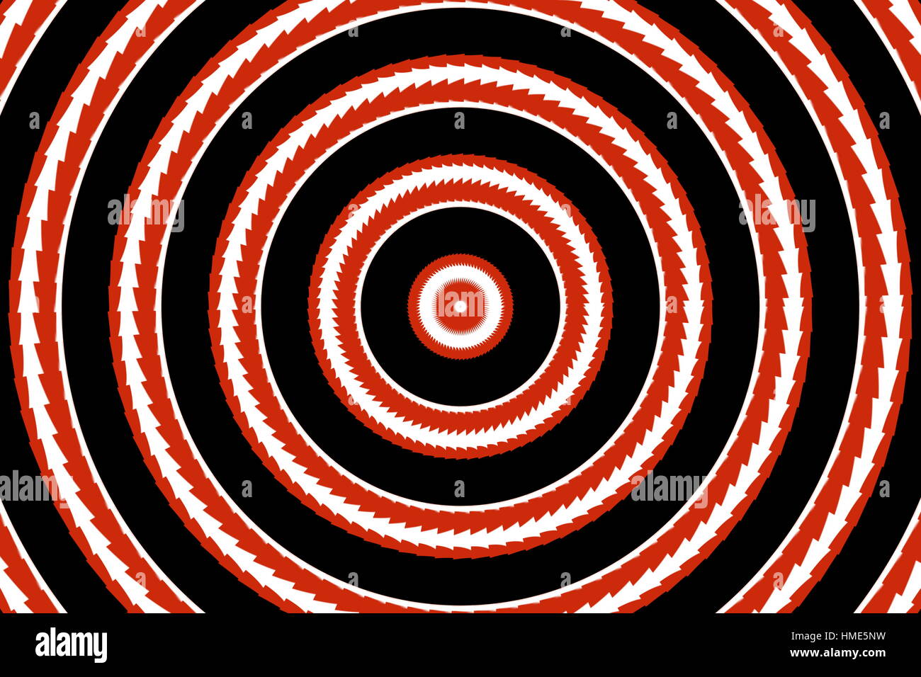 Illustration of concentric circles Stock Photo - Alamy