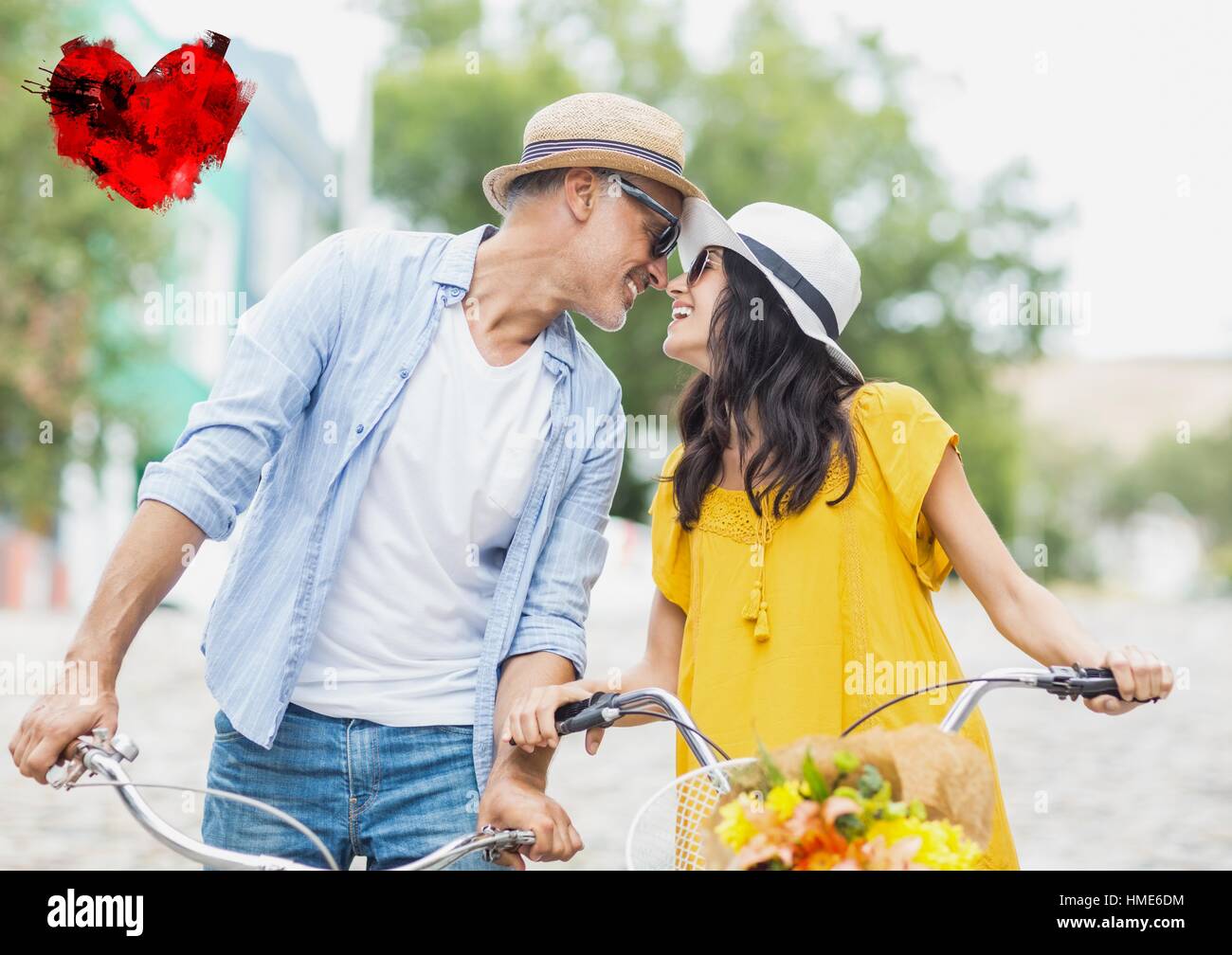 Romantic couple having fun Stock Photo - Alamy