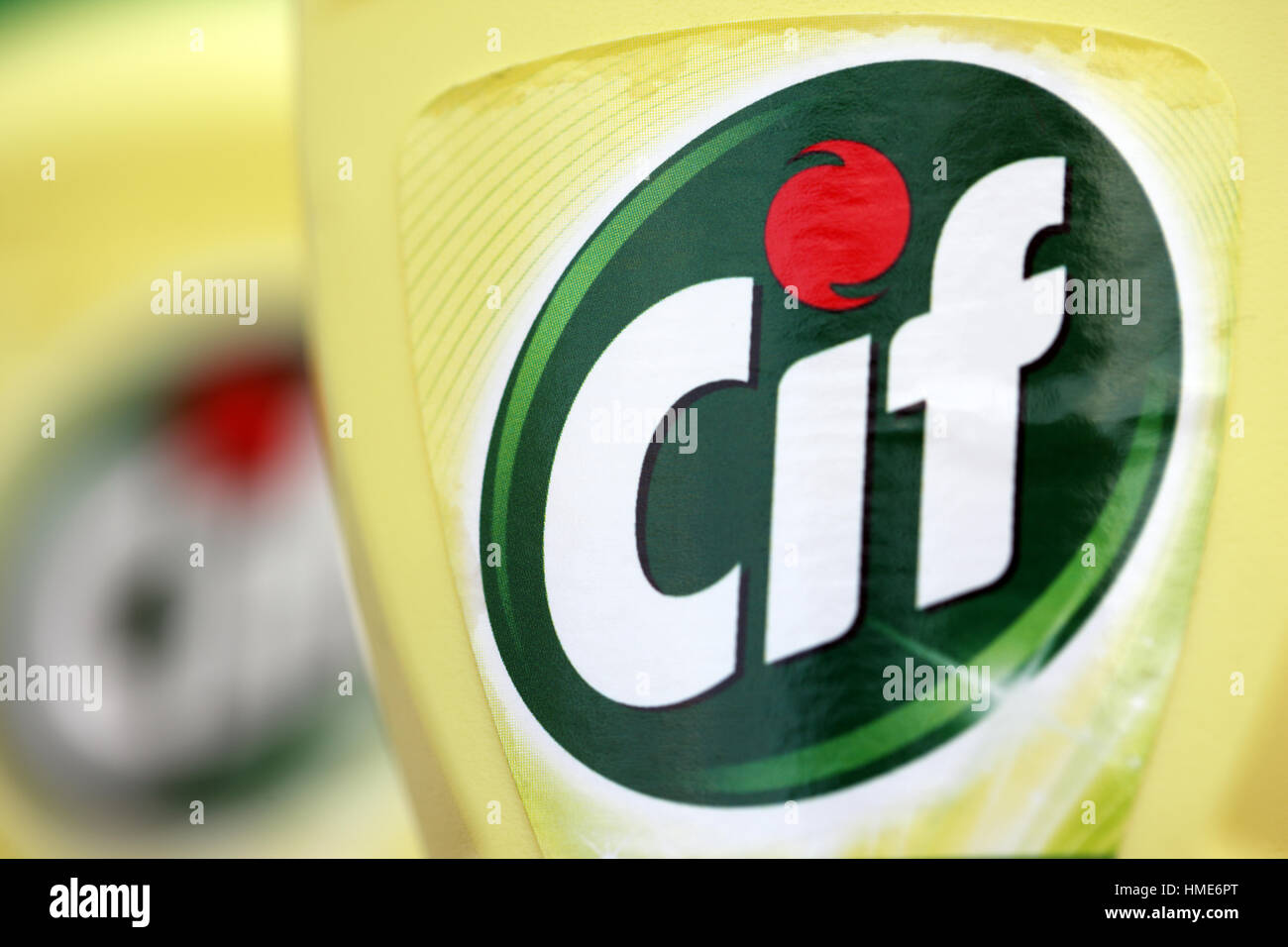 Cif cleaning product Stock Photo - Alamy
