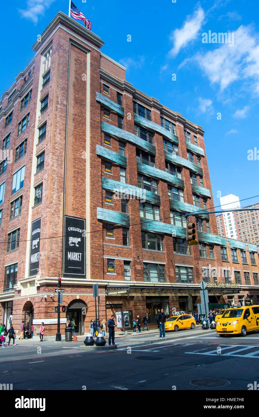 Chelsea market new york sign hi-res stock photography and images - Alamy