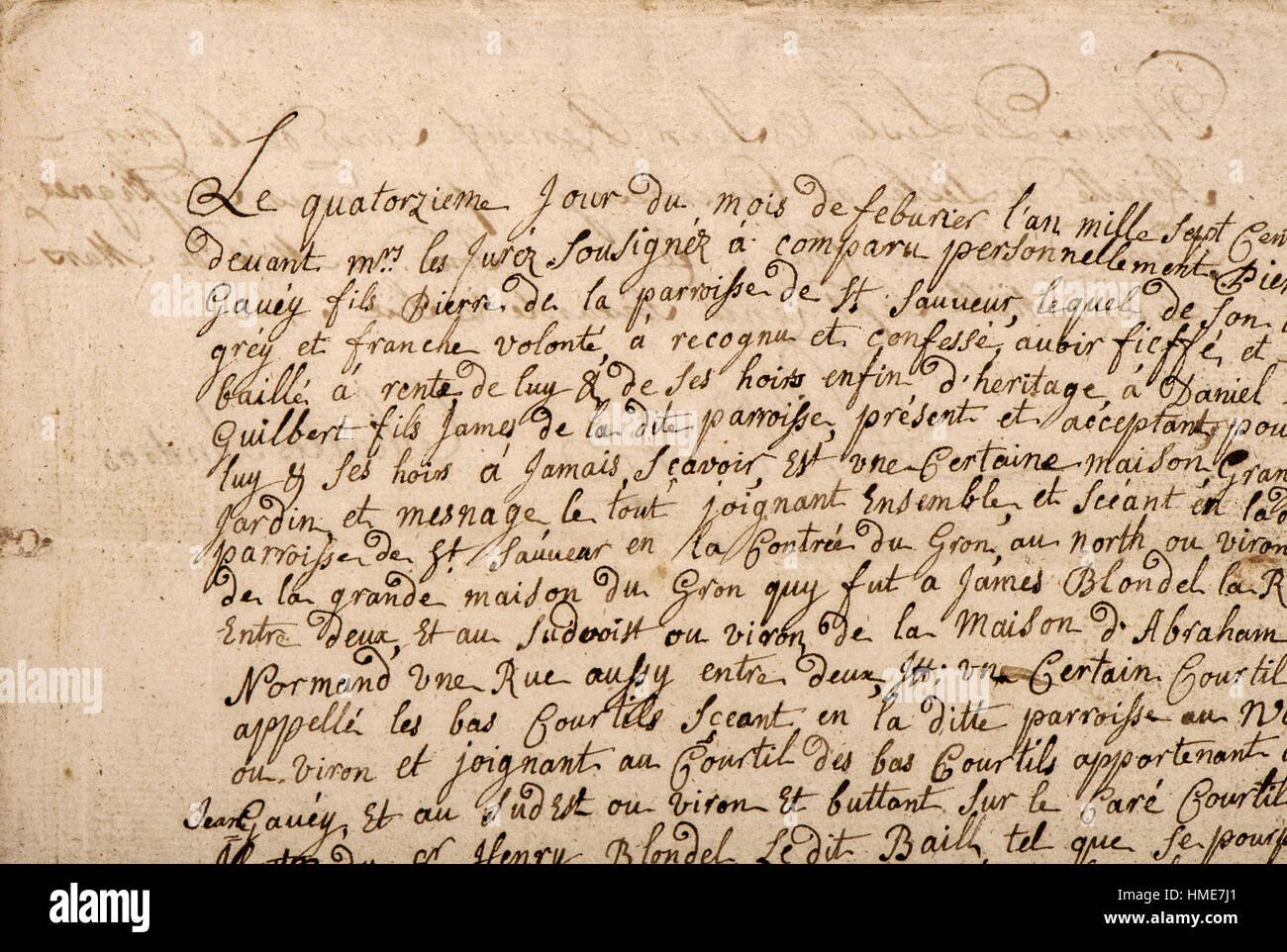 Old letter with handwritten text. Grunge vintage texture background ...