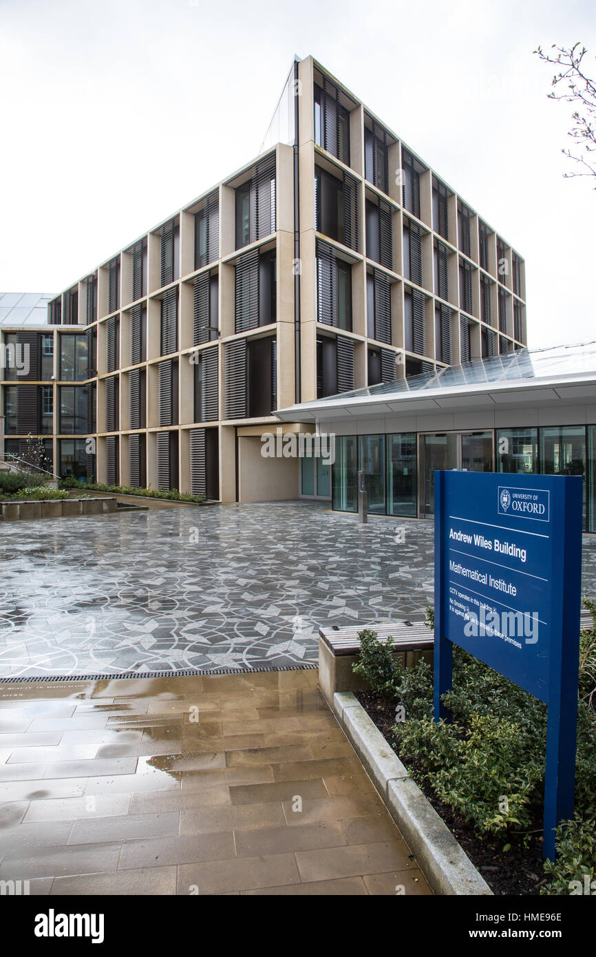 Institute of Mathematical Sciences Oxford UK Stock Photo - Alamy