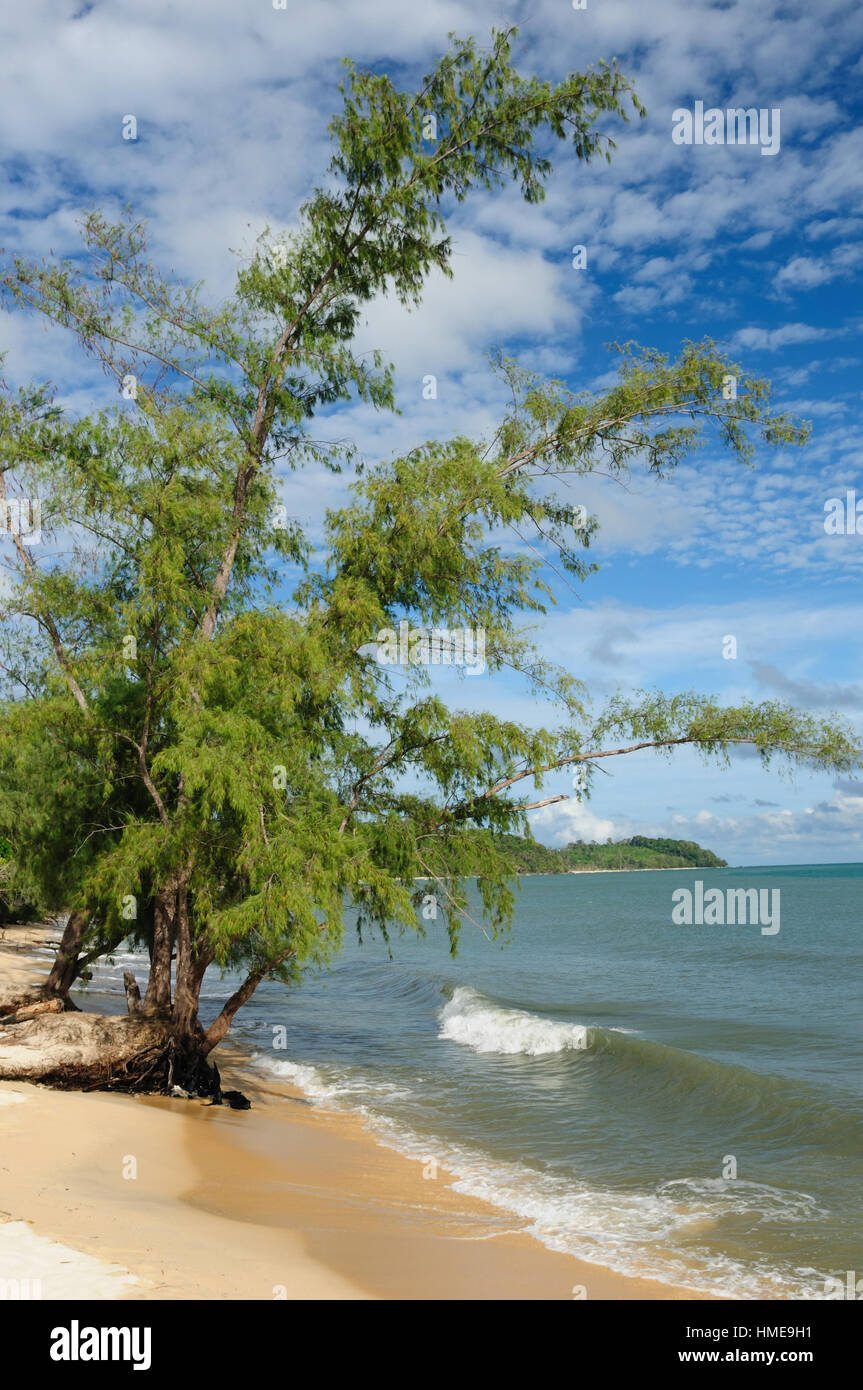 Cambodia. The beautiful coast Botum Sakor National Park near ...