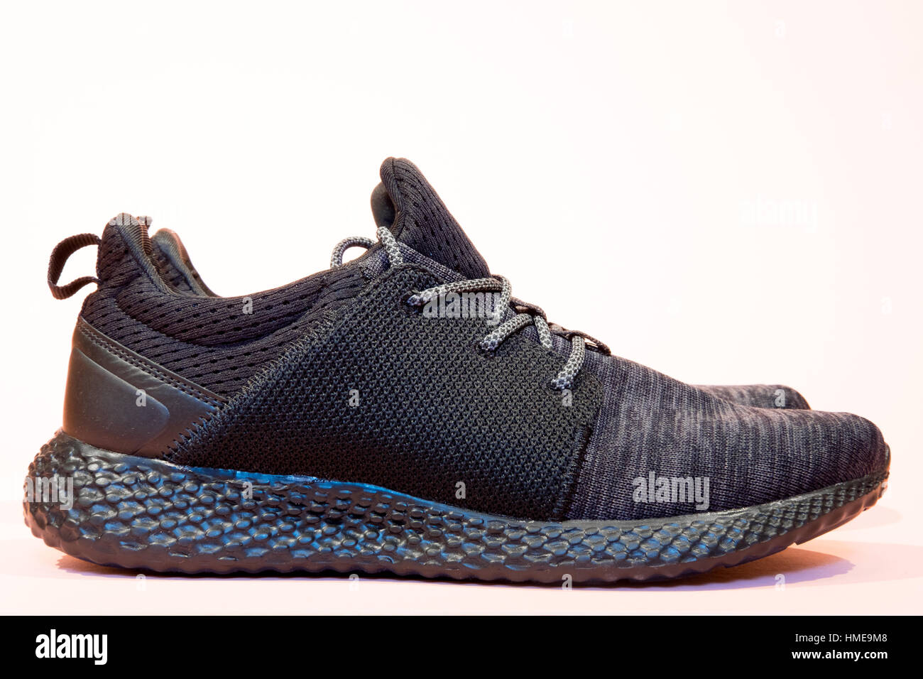 A pair of modern mesh running shoes Stock Photo - Alamy
