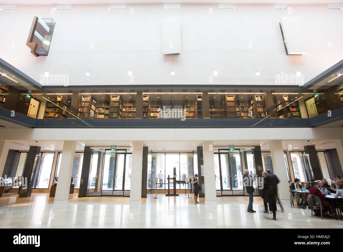 Weston Bodlean Library Oxford interiors University Stock Photo - Alamy