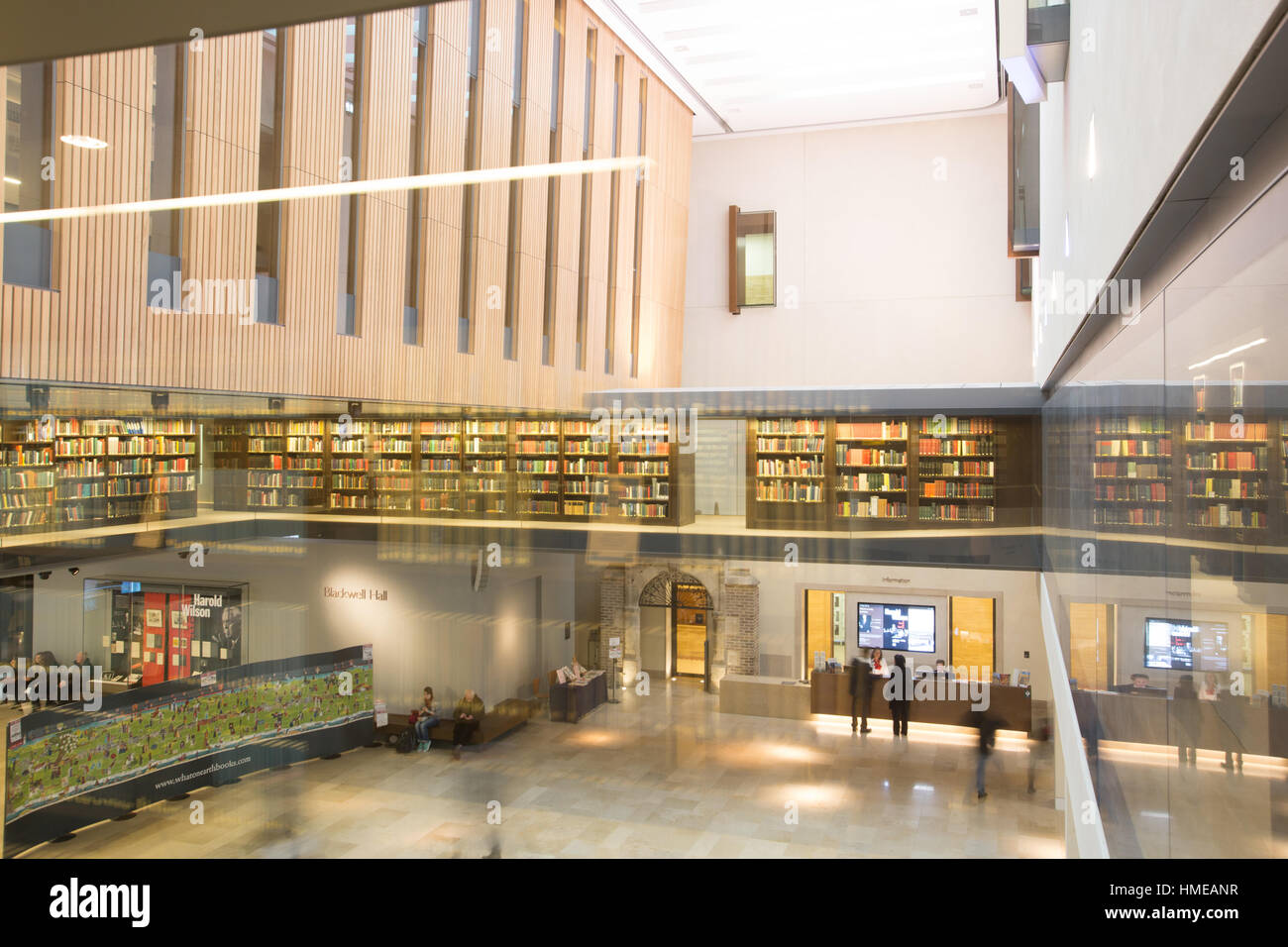 Weston Bodlean Library Oxford interiors University Stock Photo - Alamy