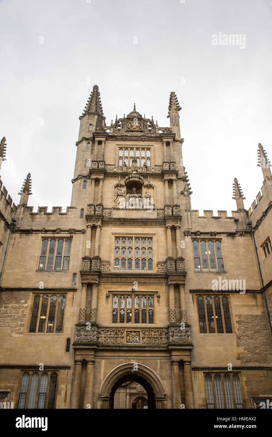 Bodleian Library exteriors Oxford University UK Stock Photo - Alamy