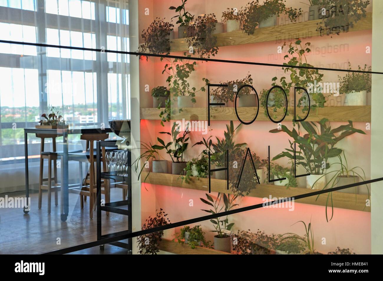 Food Hall´´ restaurant inside the ARoS Aarhus Kunstmuseum (designed by ...