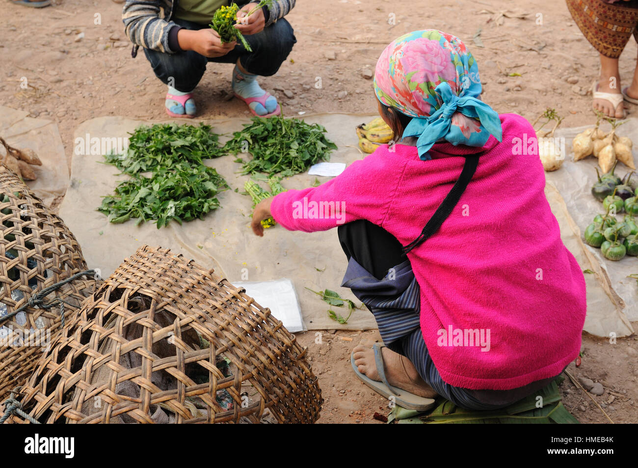 Laos kamu village hi-res stock photography and images - Alamy