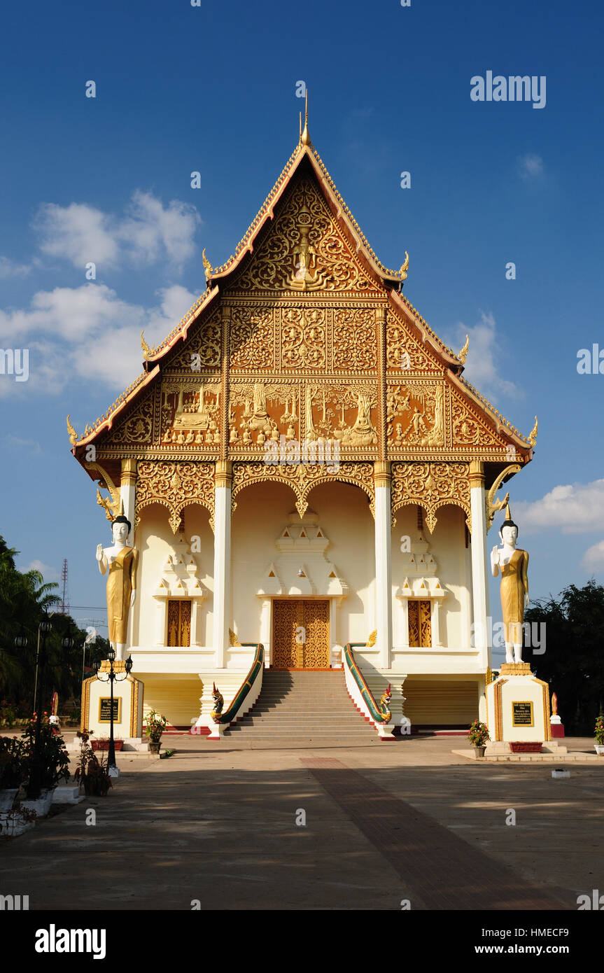The most important national monument in Laos, Pha That Luang in ...