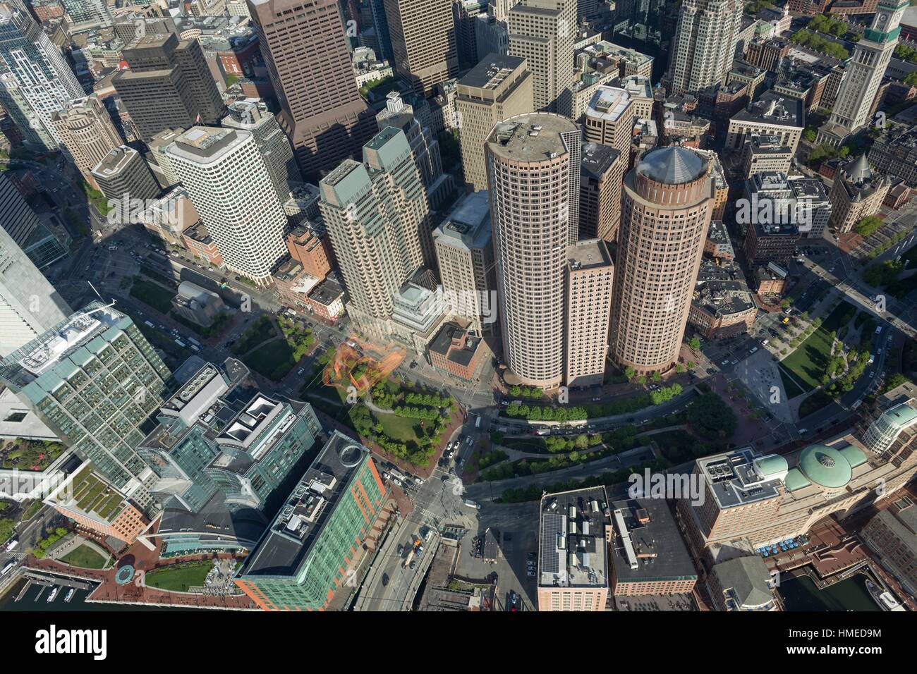 Boston overview hi-res stock photography and images - Alamy