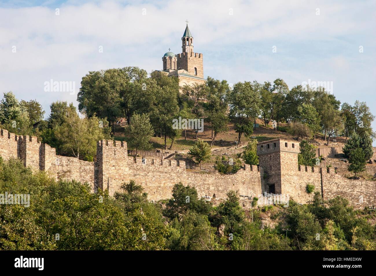 Tsarevets Fortress, Veliko Tarnovo, Bulgaria Stock Photo - Alamy