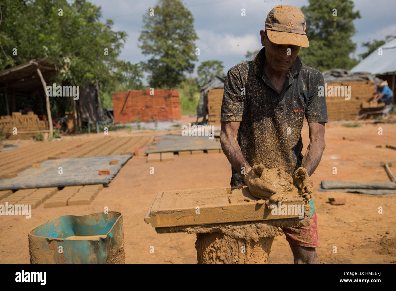 Brick Making Industry High Resolution Stock Photography and Images - Alamy