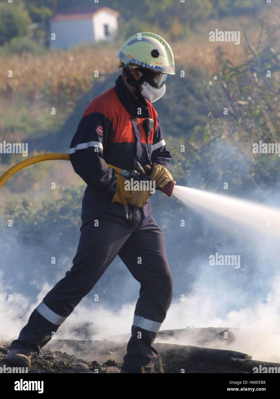Firefighting fire fighting hi-res stock photography and images - Alamy