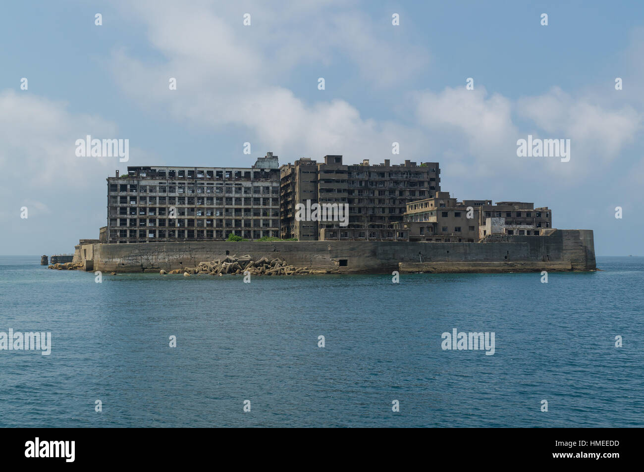 Hashima Island After Tsunami